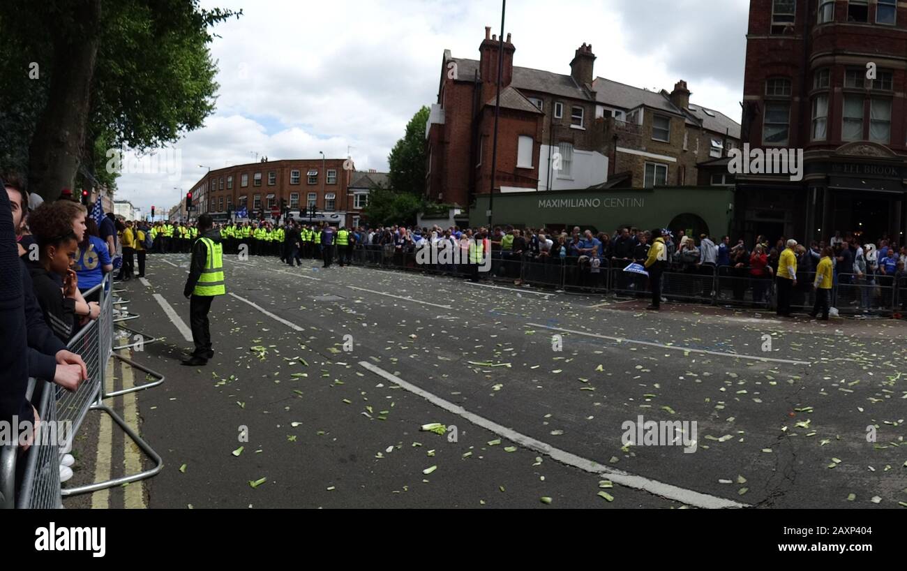 Chelsea Victory Parade - Champions 2014-2015, London Stock Photo - Alamy