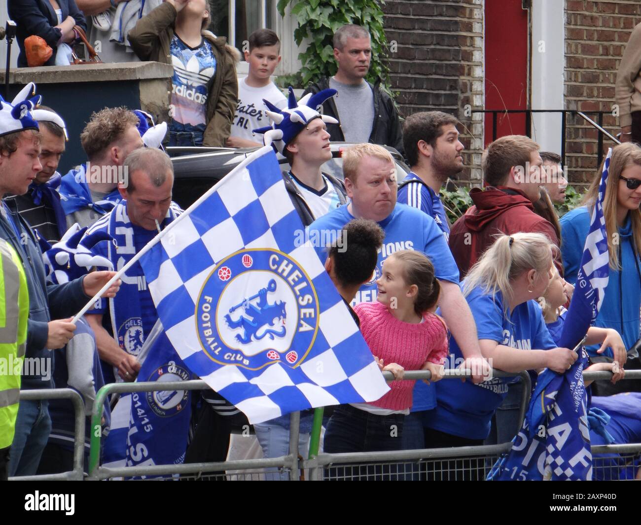 Chelsea Victory Parade - Champions 2014-2015, London Stock Photo - Alamy