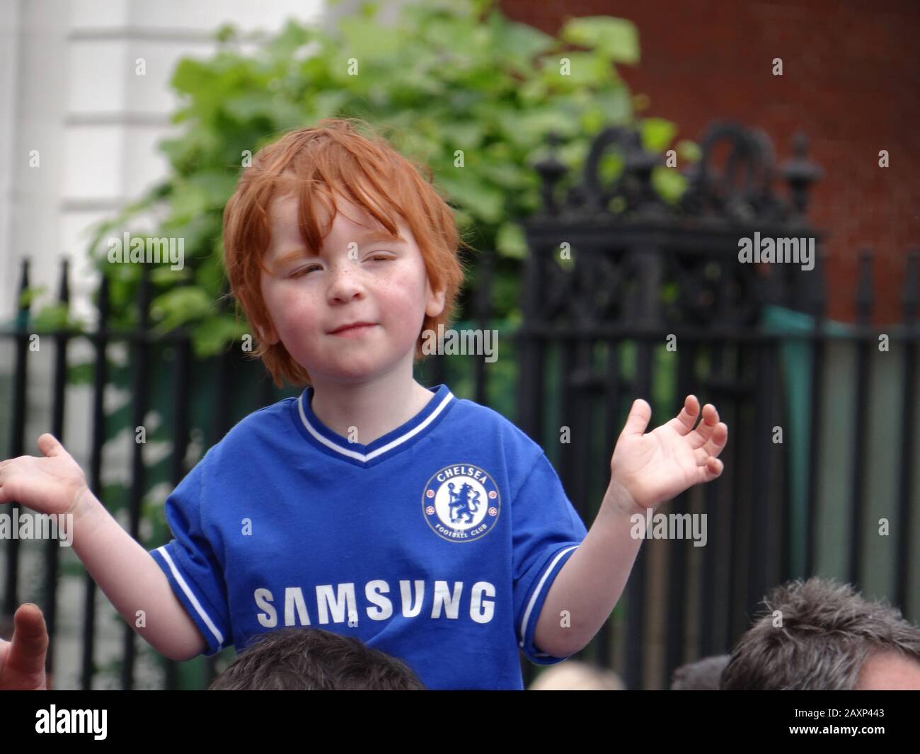 Chelsea Victory Parade - Champions 2014-2015, London Stock Photo - Alamy