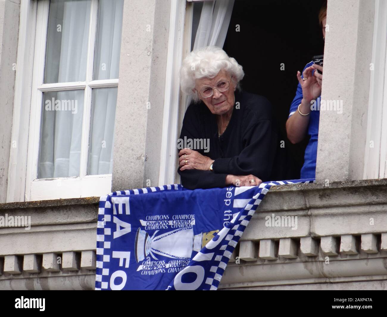 Chelsea Victory Parade - Champions 2014-2015, London Stock Photo - Alamy