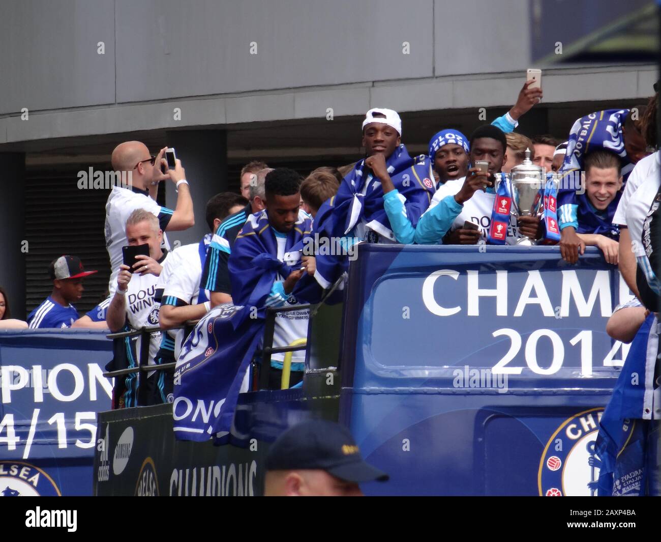 Chelsea Victory Parade - Champions 2014-2015, London Stock Photo - Alamy