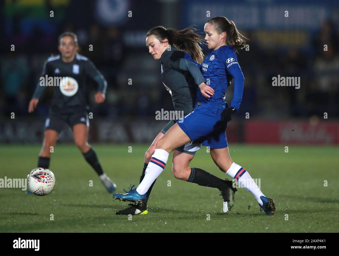 Chelsea Women's Guro Reiten (right) and Birmingham City Women's Chloe ...