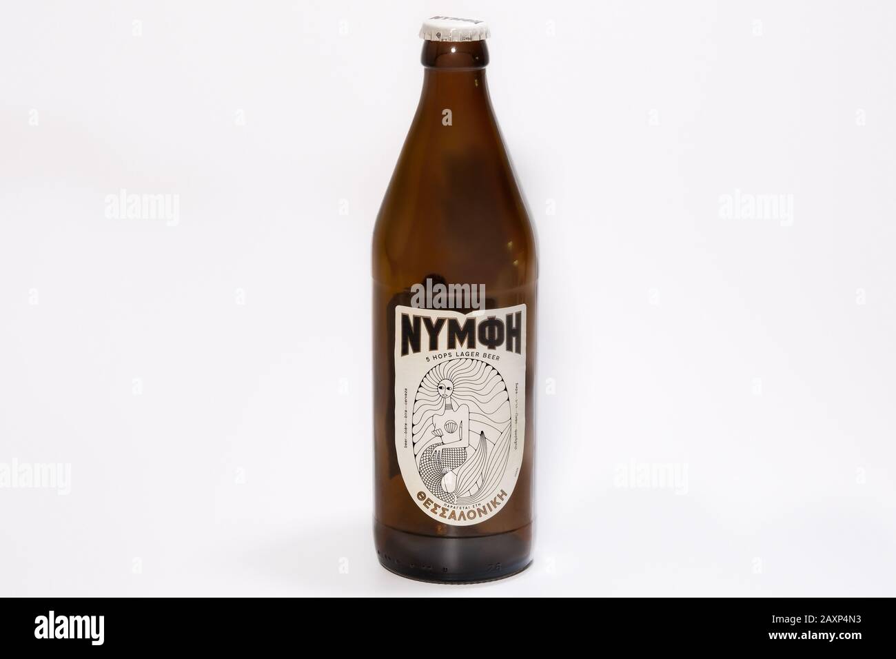 Nymphi greek beer hi-res stock photography and images - Alamy