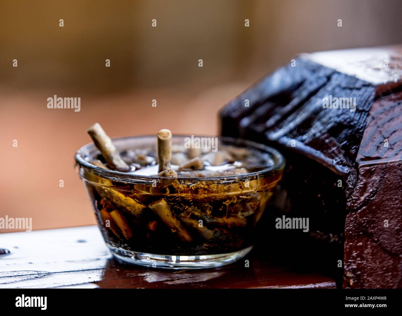 Ash Tray Cigarettes Stock Photo - Alamy