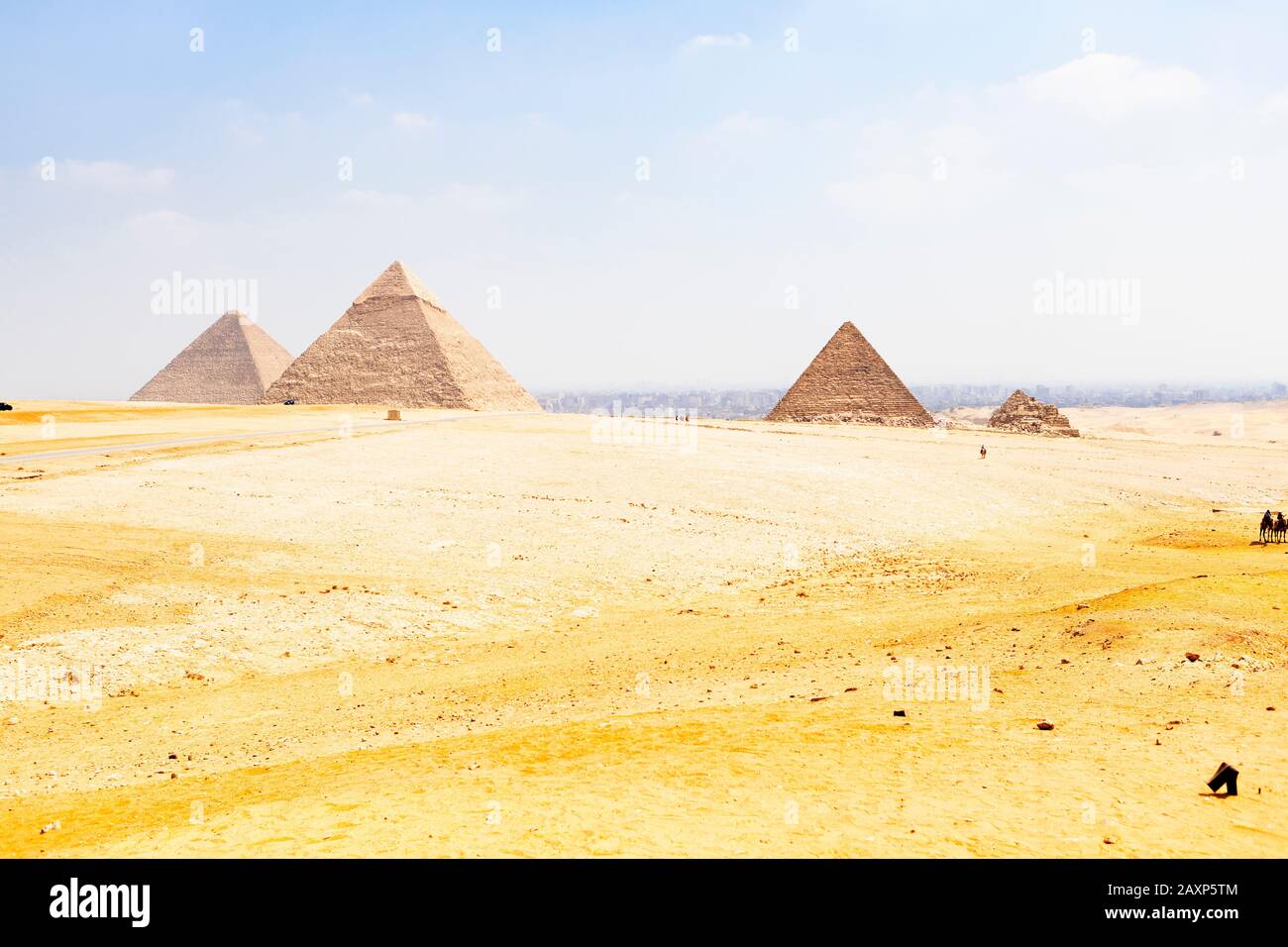 Cairo, Giza, Egypt, Cairo, Giza, Egypt, Pyramids of Giza Stock Photo ...