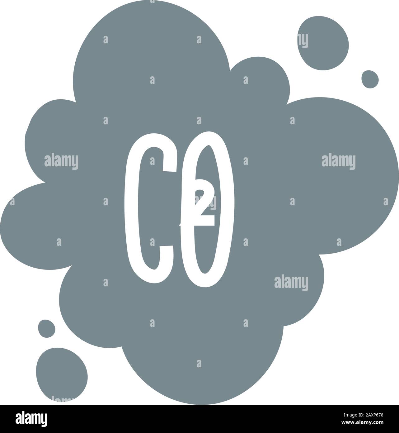 co2 cloud flat style icon Stock Vector Image & Art - Alamy