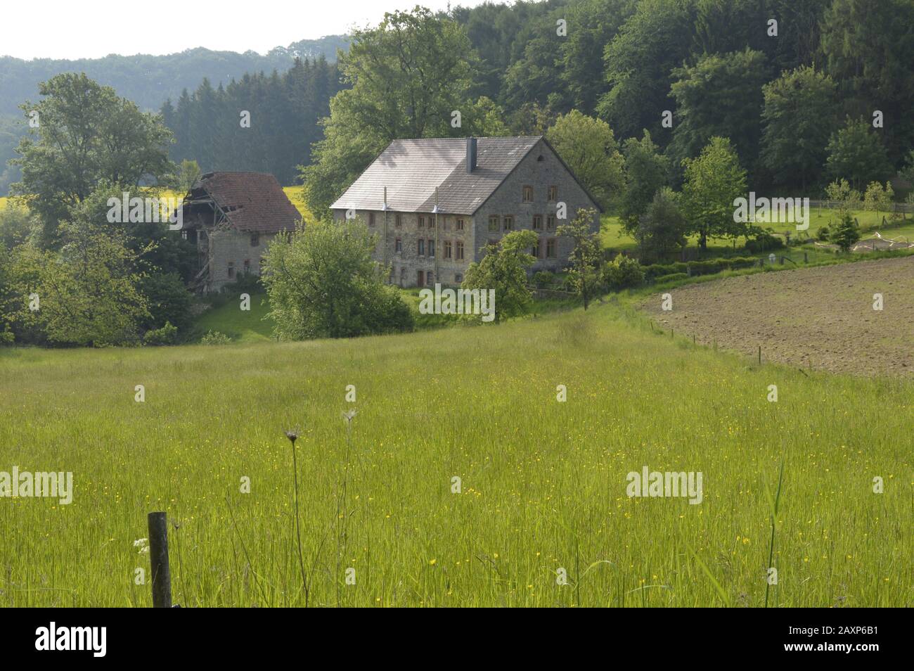 Farm Building in Kalletal Stock Photo - Alamy