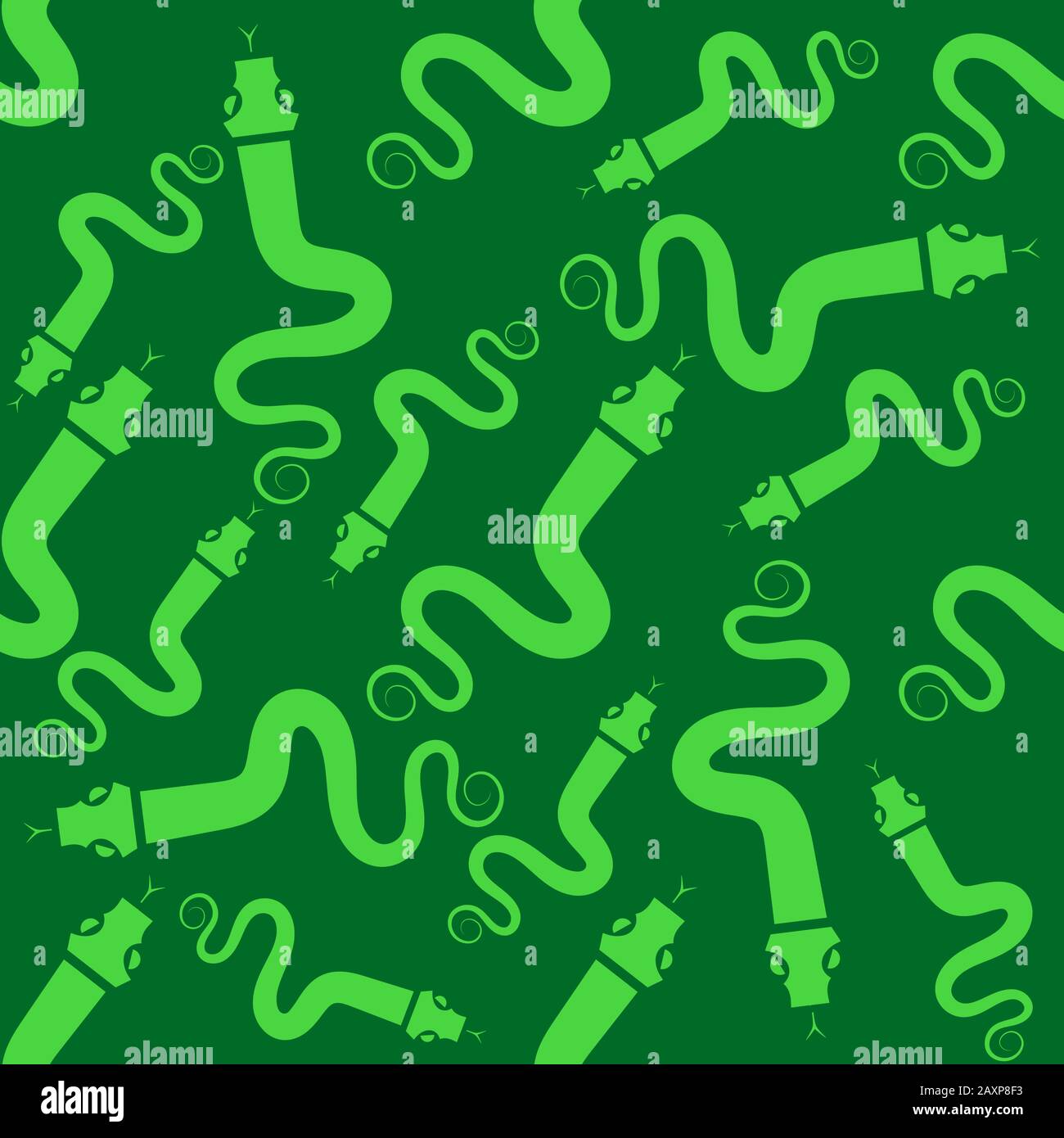 Beautiful Seamless Pattern With Snakes . Textile. Vector Stock Vector ...