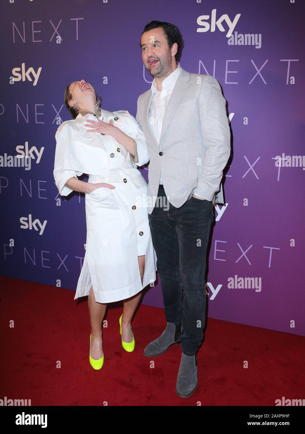 Anna Maxwell Martin and Daniel Mays arrive for the Sky Up Next showcase ...