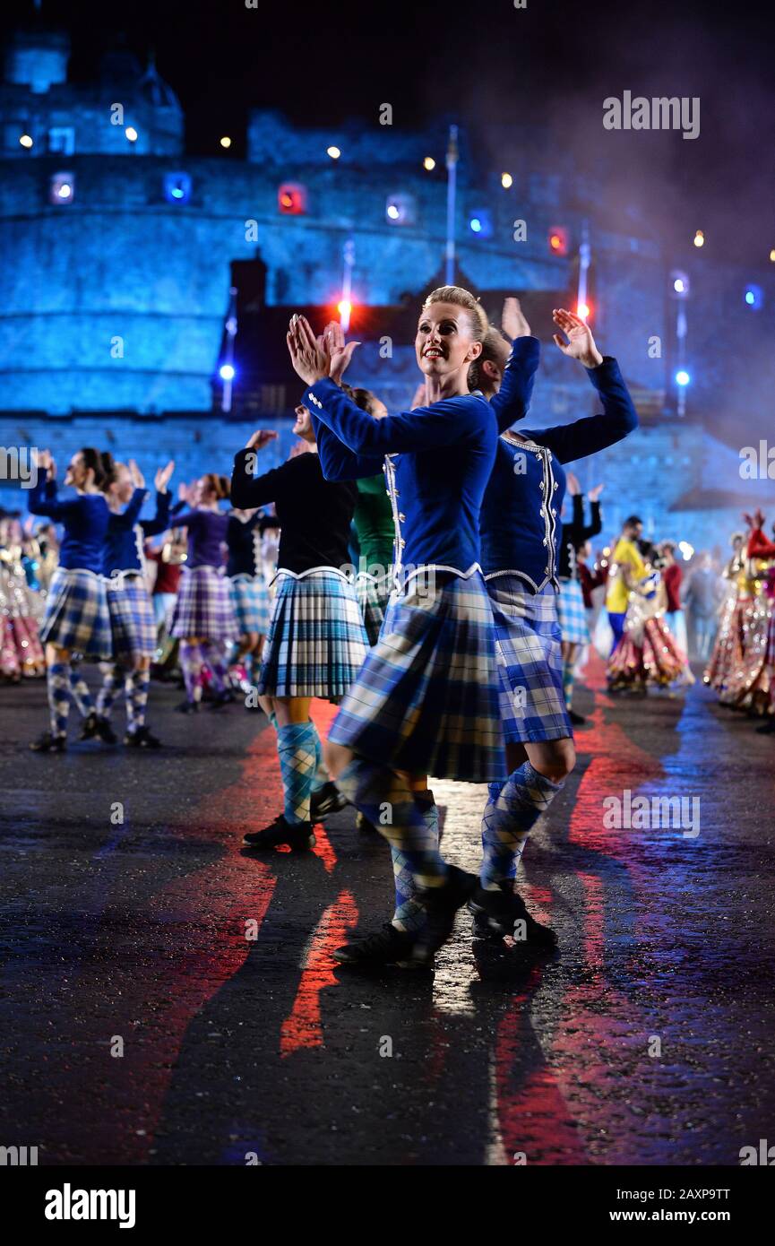 The Royal Edinburgh Military Tattoo, highland dancers from the Tattoo ...