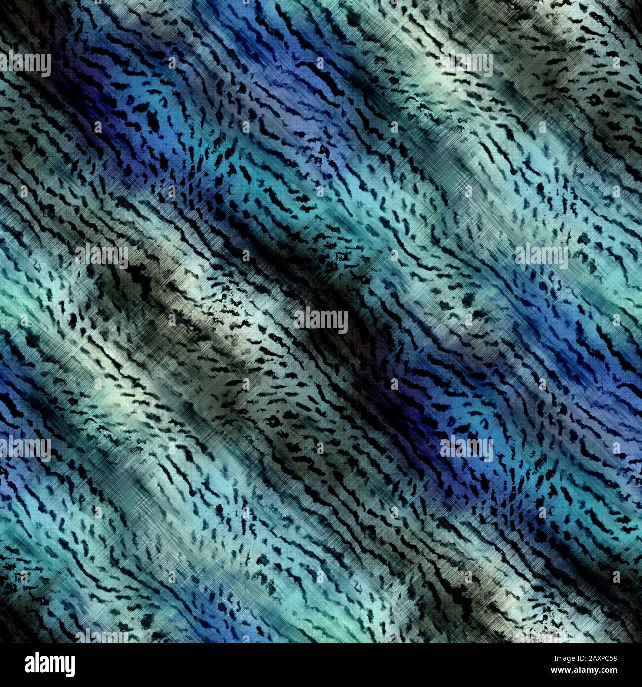 Fuzzy animal fur blue mottled chic skin seamless Stock Photo - Alamy