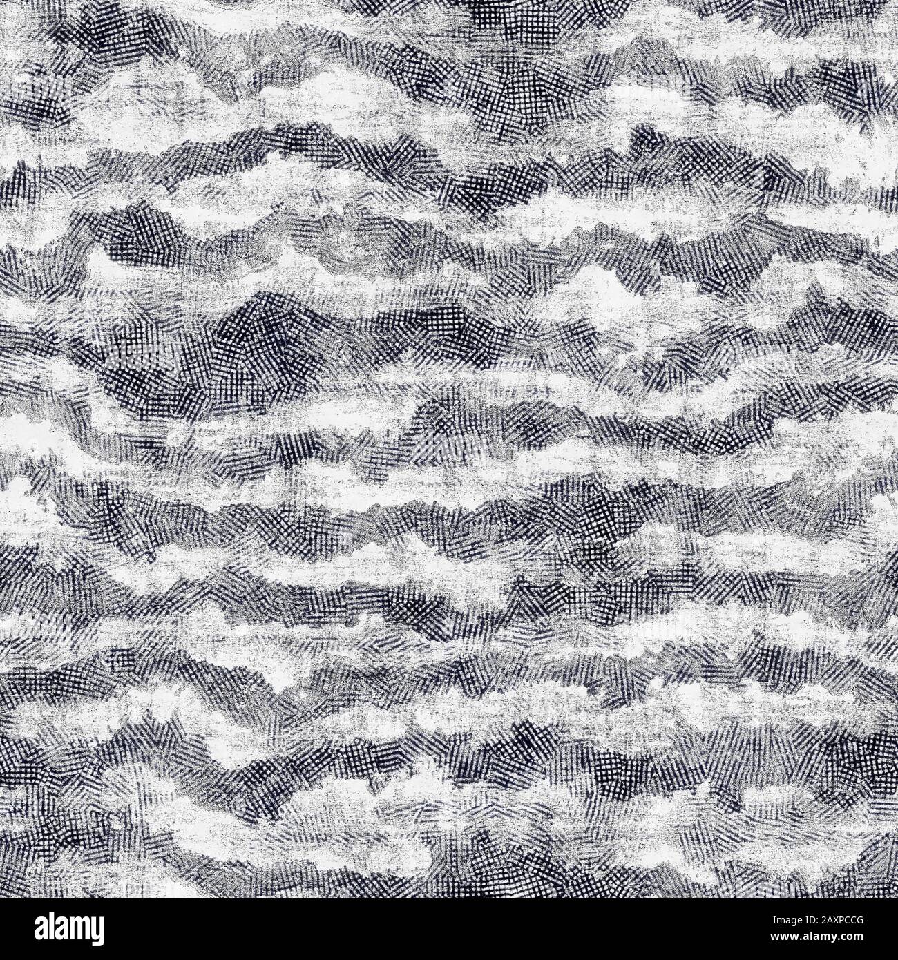 Wavy mottled worn distressed cross hatch seamless Stock Photo - Alamy