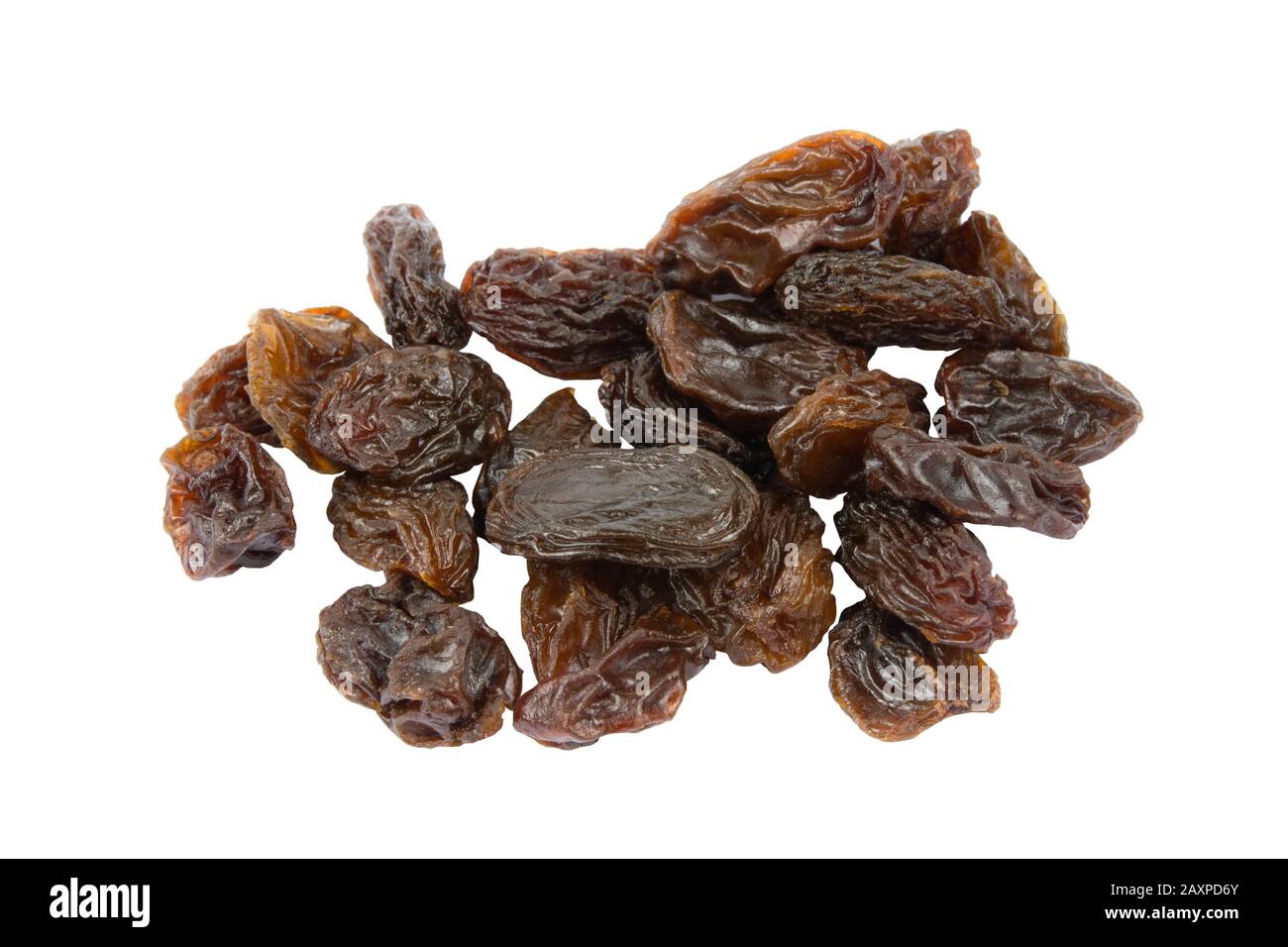 Raisins isolated on white background with clipping path Stock Photo - Alamy