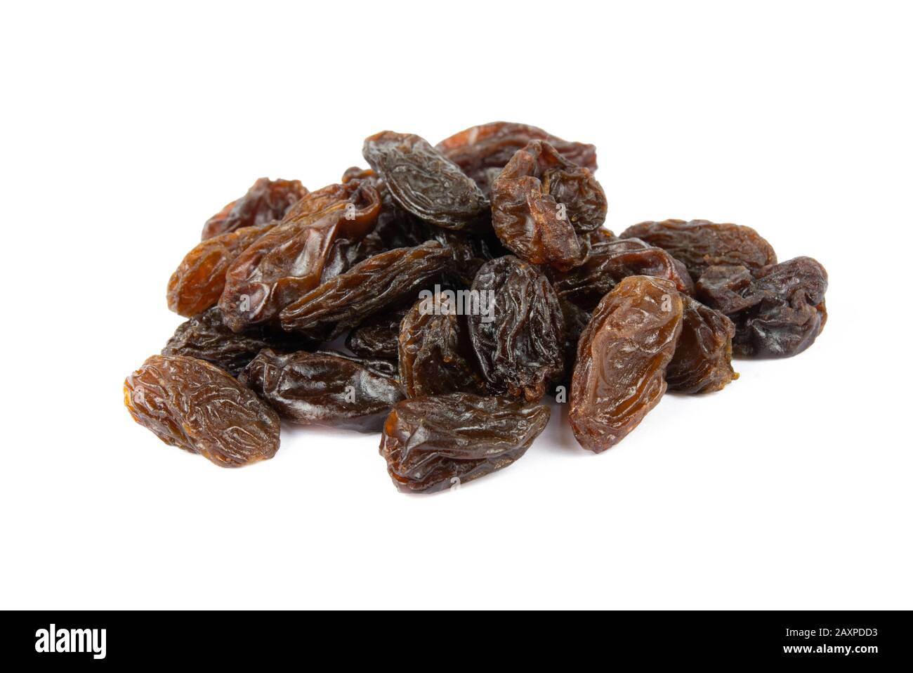 Raisins isolated on white background with clipping path Stock Photo - Alamy