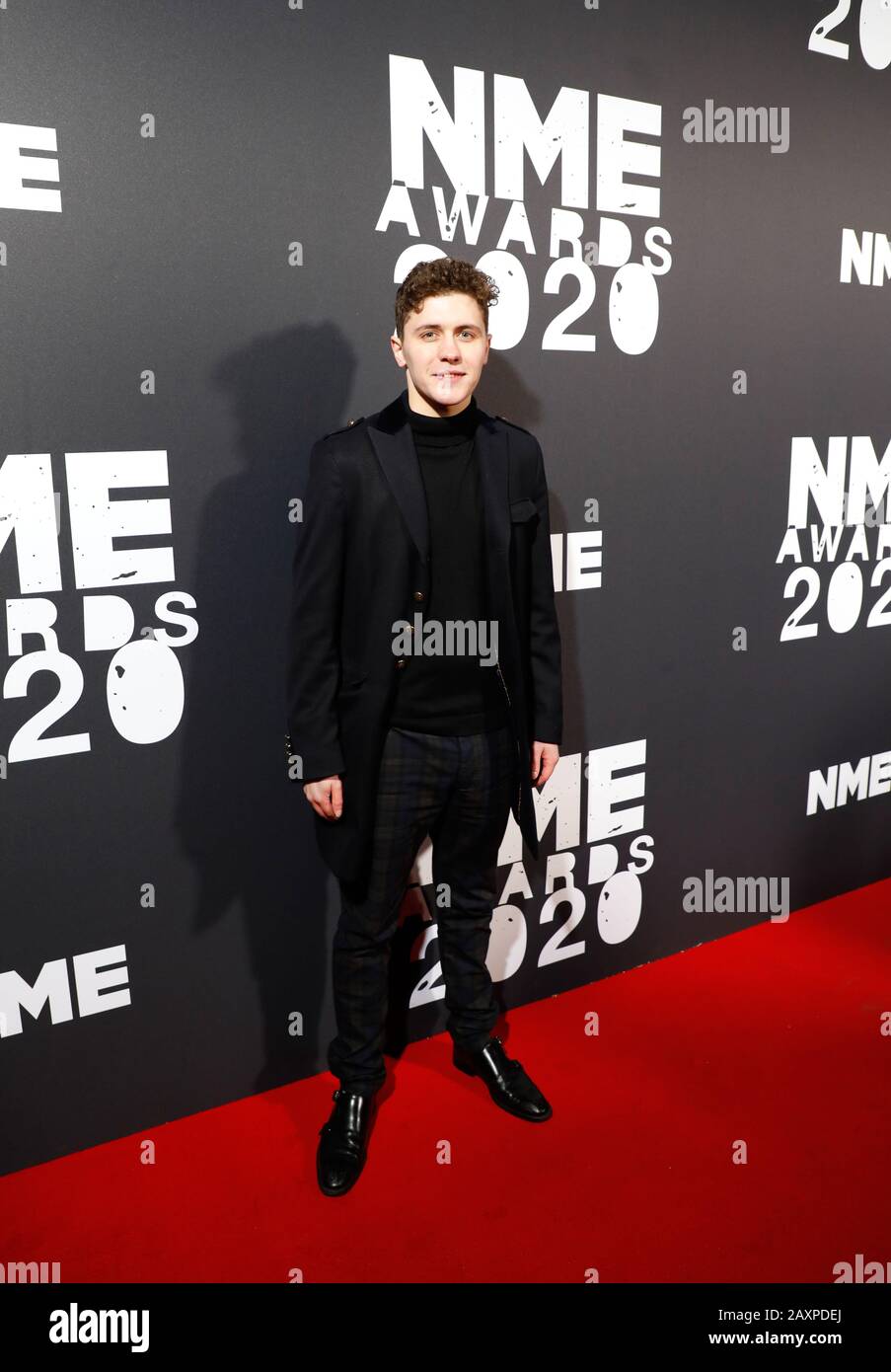 Dylan Llewellyn arriving during the NME Awards, held at Brixton Academy ...