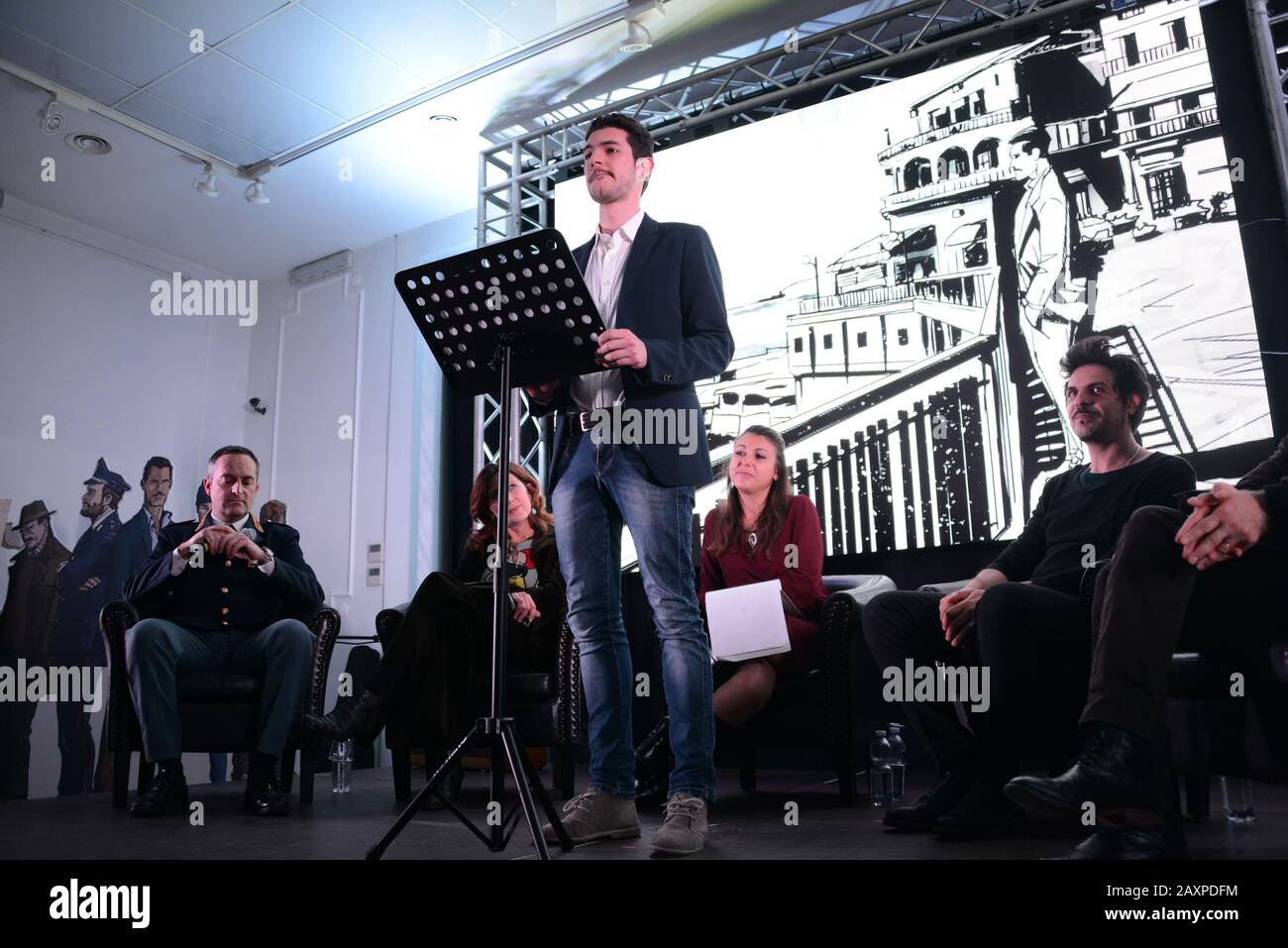 In the photo the actor Davide Fasano Stock Photo - Alamy