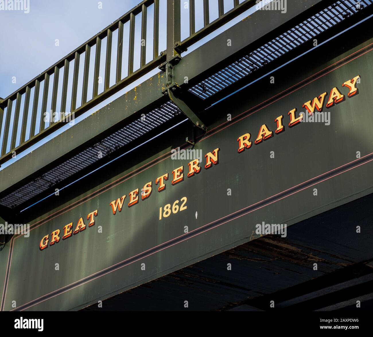 Detail of Railway Bridge, GWR, Great Western Railway, Hungerford ...
