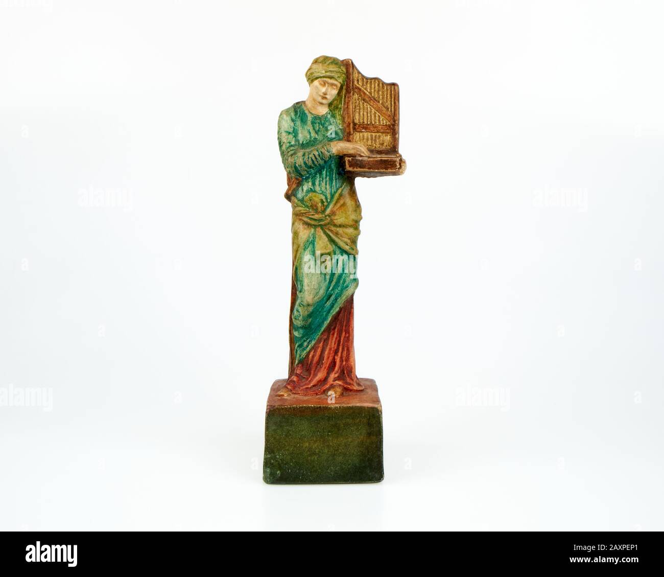 Antique Compton Pottery St. Cecilia figure Stock Photo - Alamy