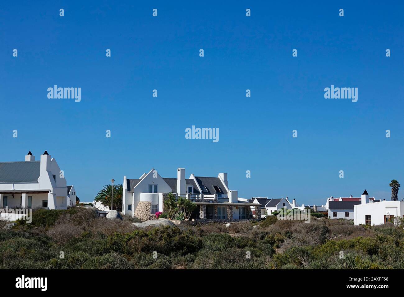 South Africa, Jacobs Bay, houses Stock Photo - Alamy