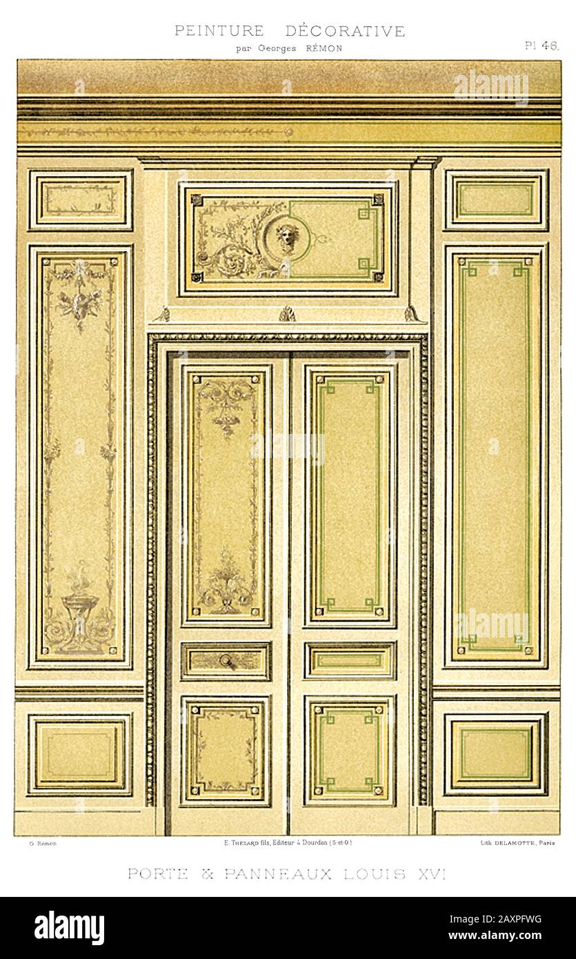 Louis xvi decoration hi-res stock photography and images - Alamy