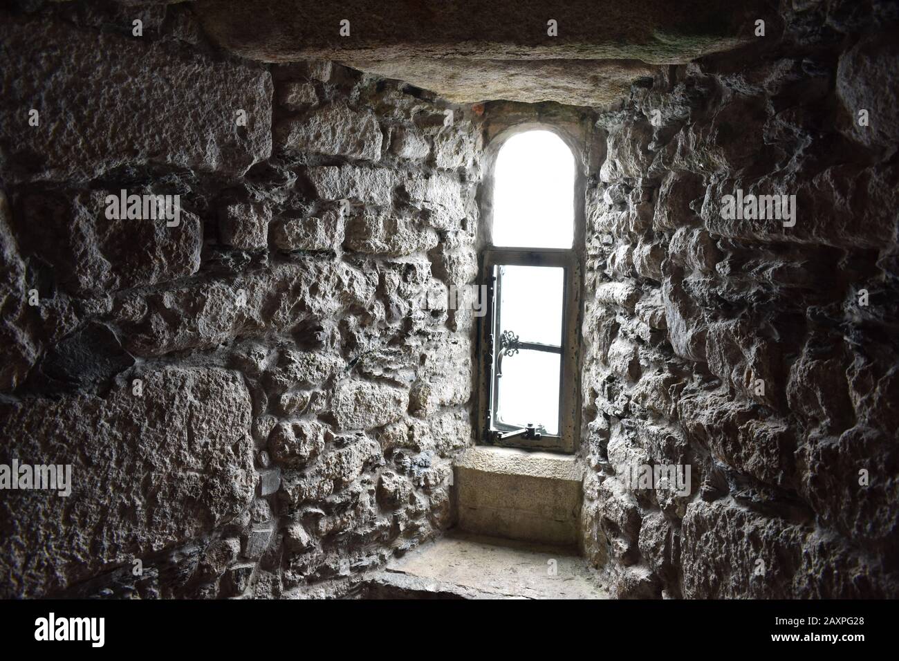 Small window in old building Stock Photo - Alamy