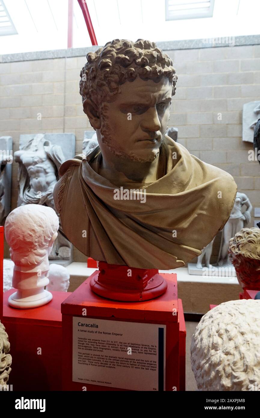 Bust of of the Roman Emperor Caracalla, Museum of Classical Archaeology ...
