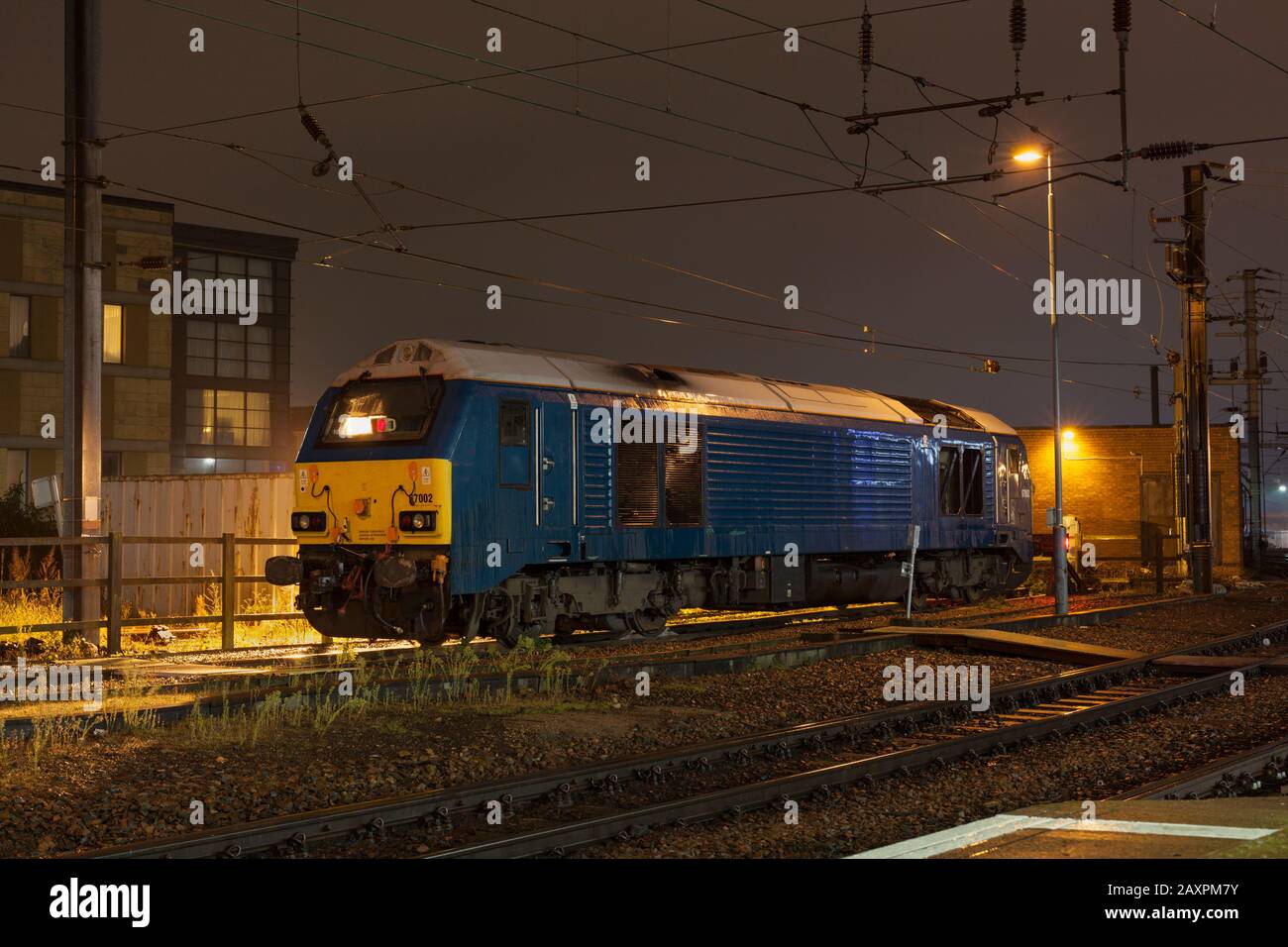 DB Cargo class 67 diesel locomotive stabled at Newcastle central ...