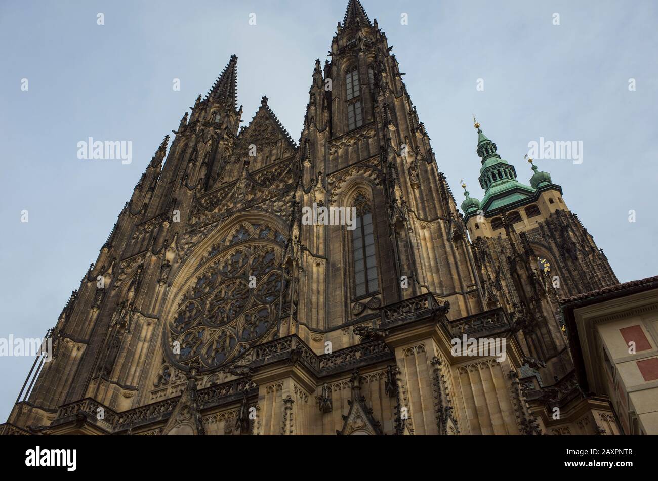Prague, Bohemian / Czech Republic - 13-01-2020: Nice architecture of St ...