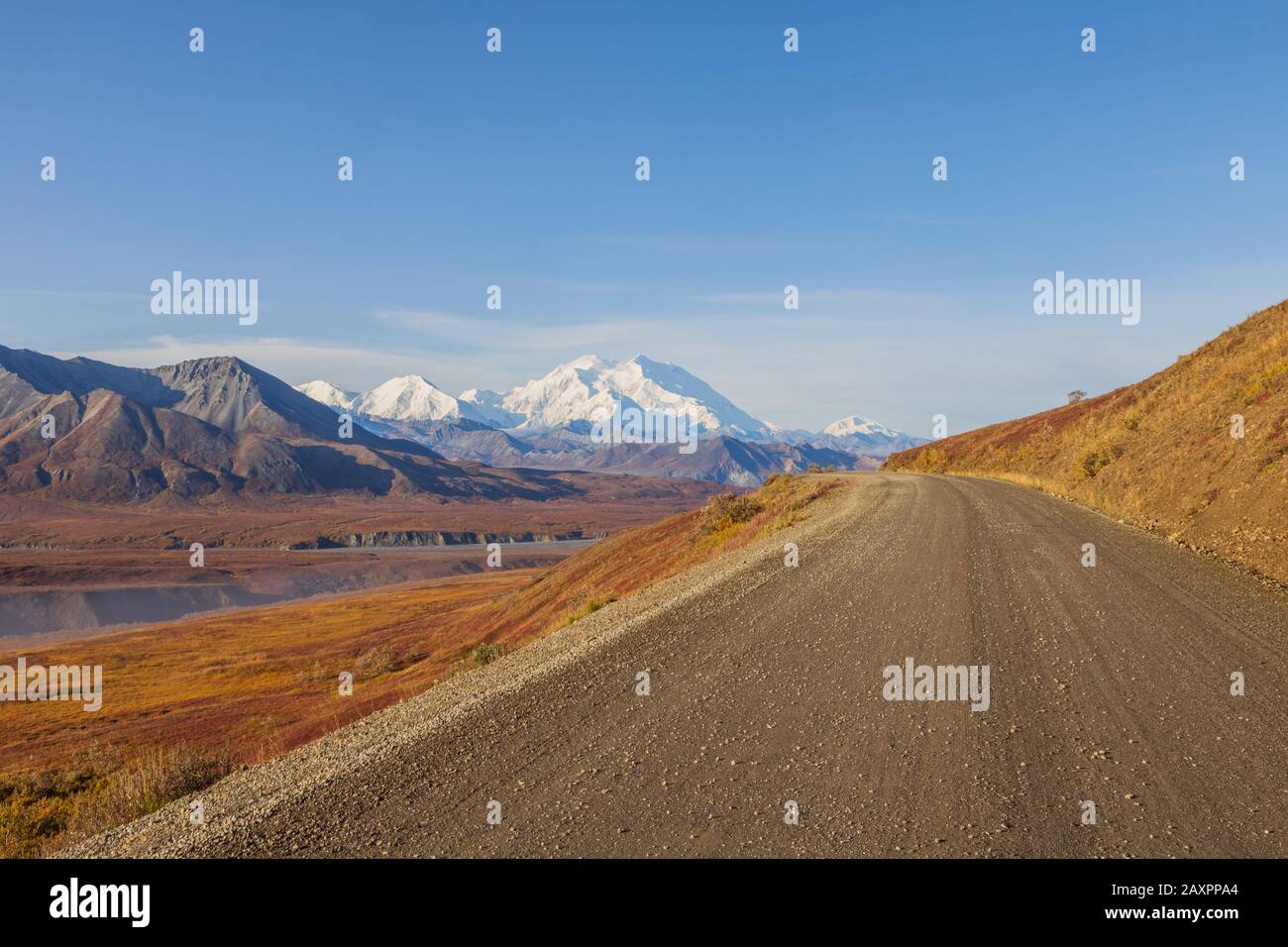 Denali National Park Autumn Landscape Stock Photo - Alamy