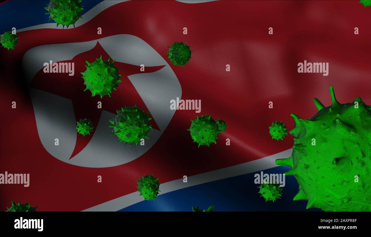 Flag korea 3d animation hi-res stock photography and images - Alamy