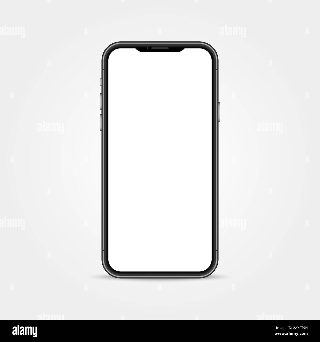 Modern smartphone device realistic Stock Vector Images - Alamy