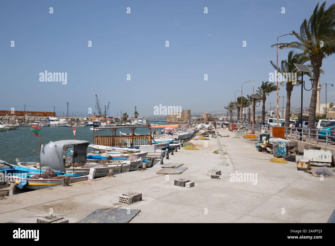 Beirut port sunset hi-res stock photography and images - Alamy
