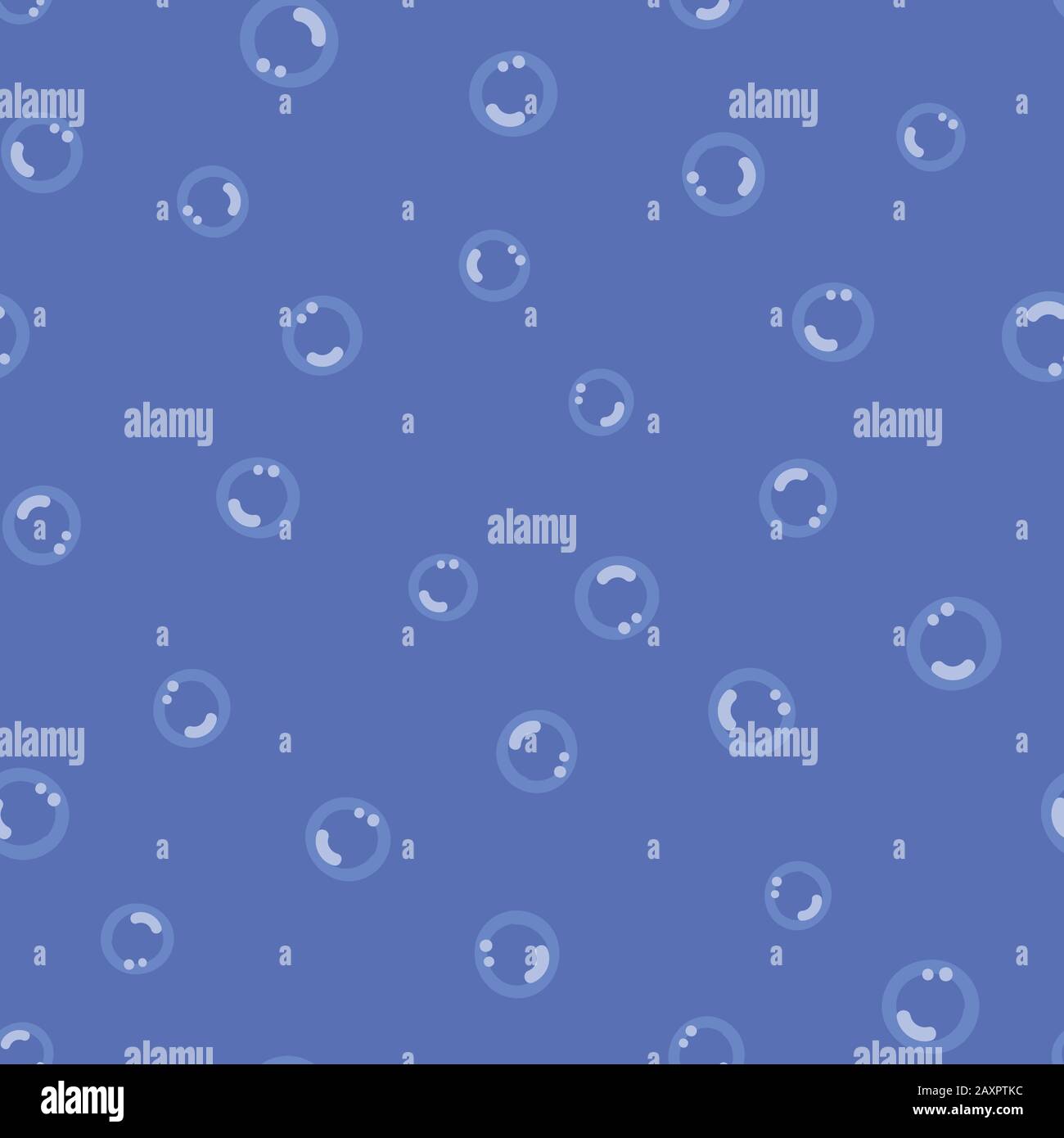 little shiny bubbles seamless vector polka dot pattern on violet blue ...