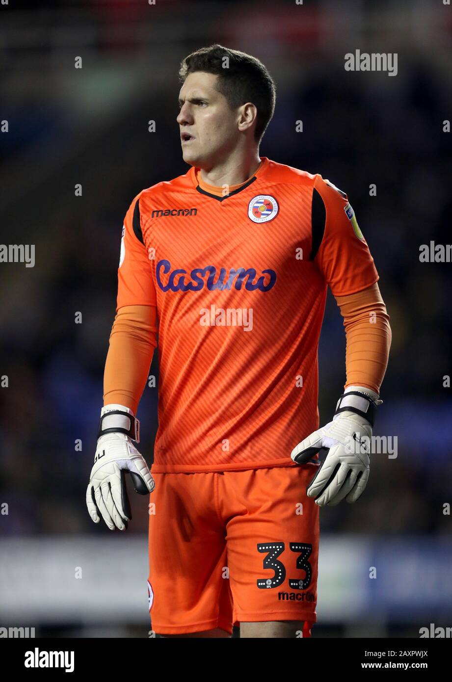 Reading goalkeeper Rafael Cabral during the Sky Bet Championship match ...