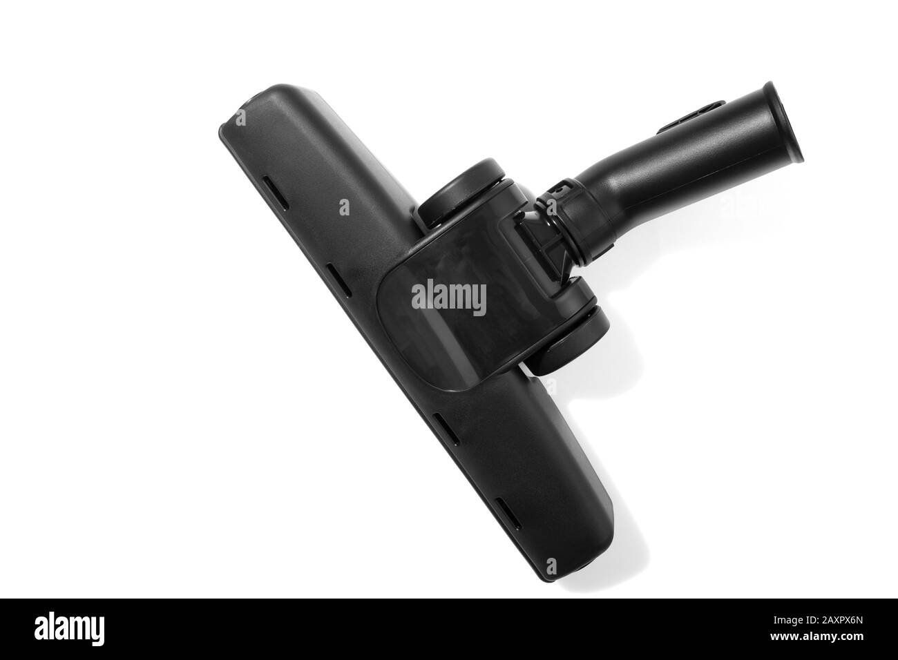 Black brush head for vacuum cleaner on white background Stock Photo - Alamy