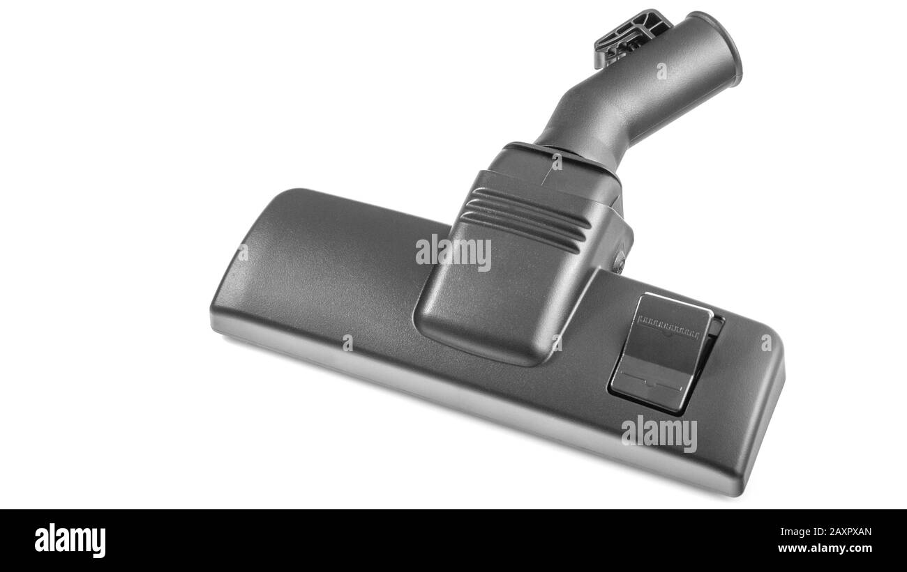 Black brush head for vacuum cleaner on white background Stock Photo - Alamy