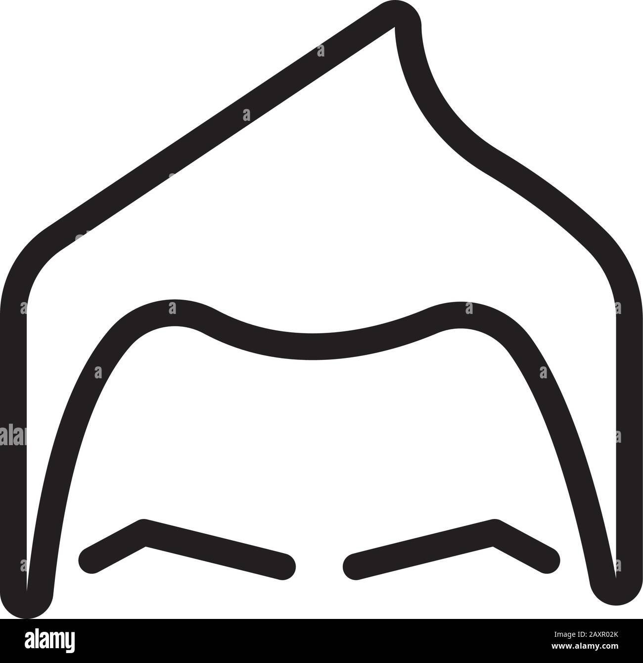 hair male style line icon Stock Vector Image & Art - Alamy