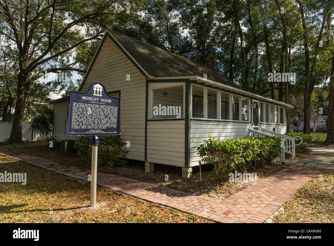 The Moseley House Museum Eatonville, Florida USA Stock Photo - Alamy