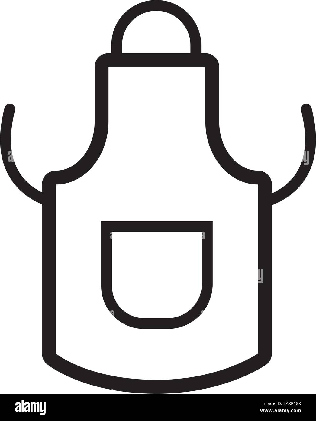 With apron pocket Black and White Stock Photos & Images - Alamy