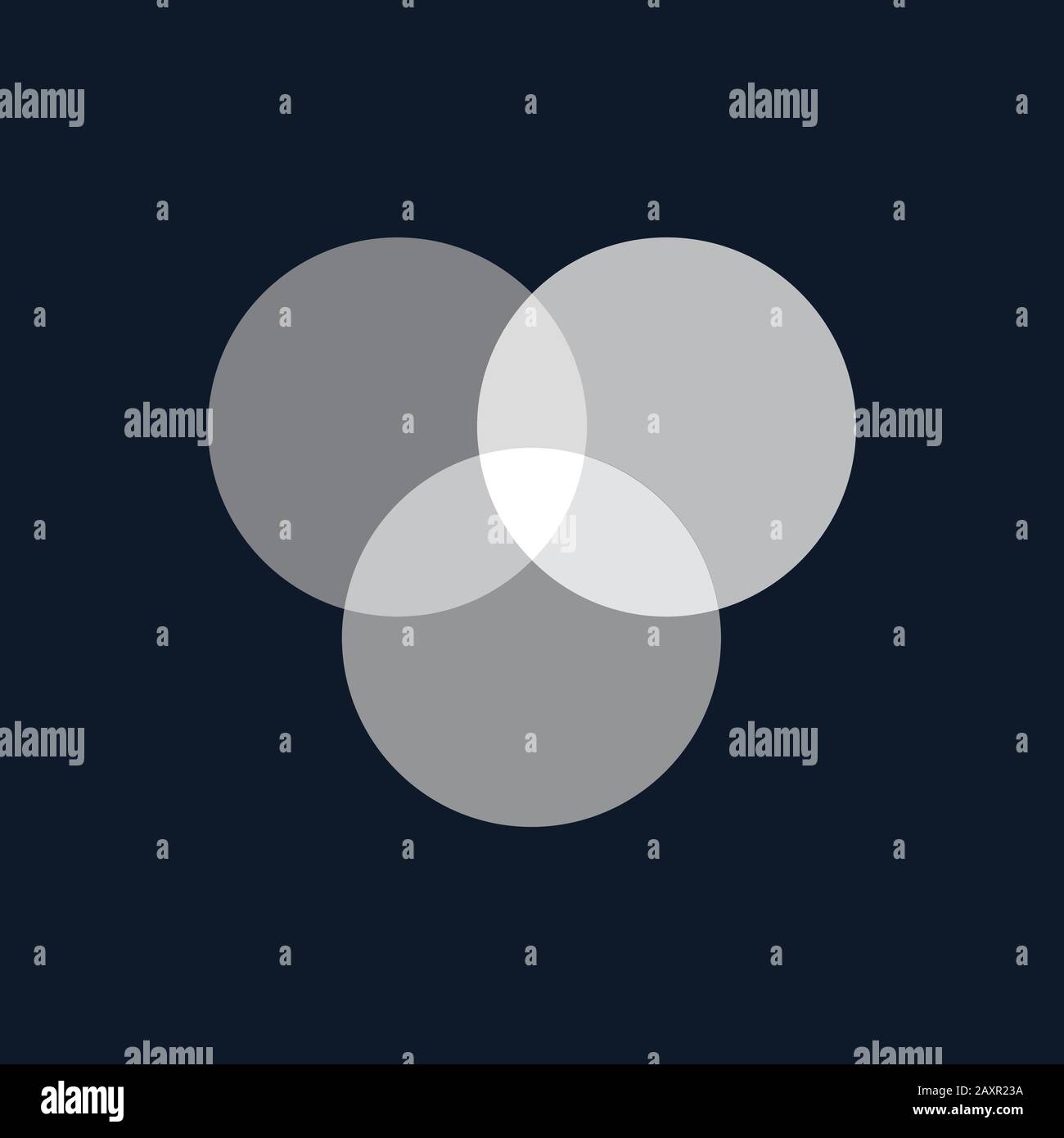 Simple three intersection circles design. Image Filter icon ...