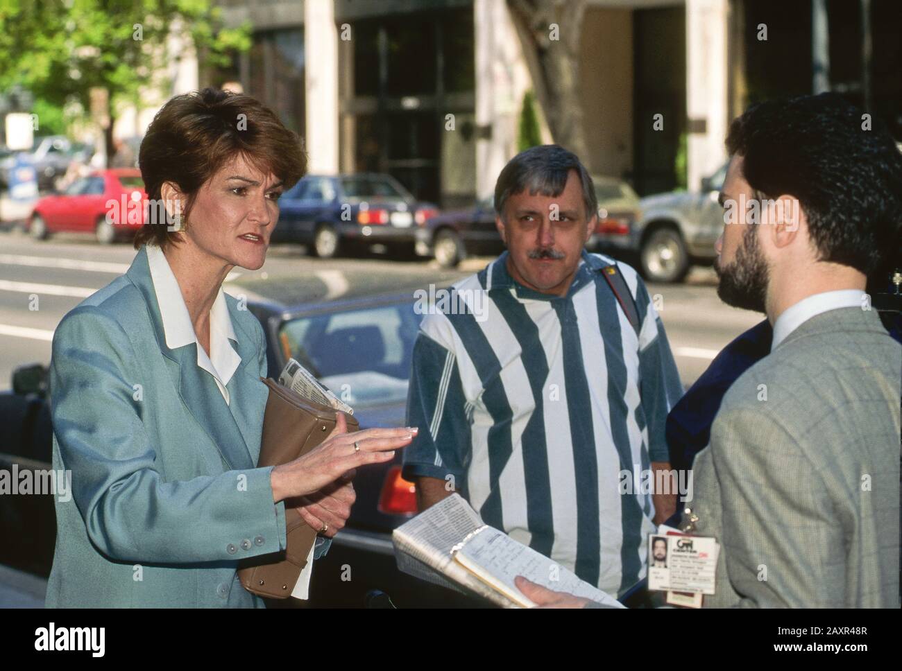 Washington, DC. USA 1996 Bay Buchanan was chairwoman for her brother's ...