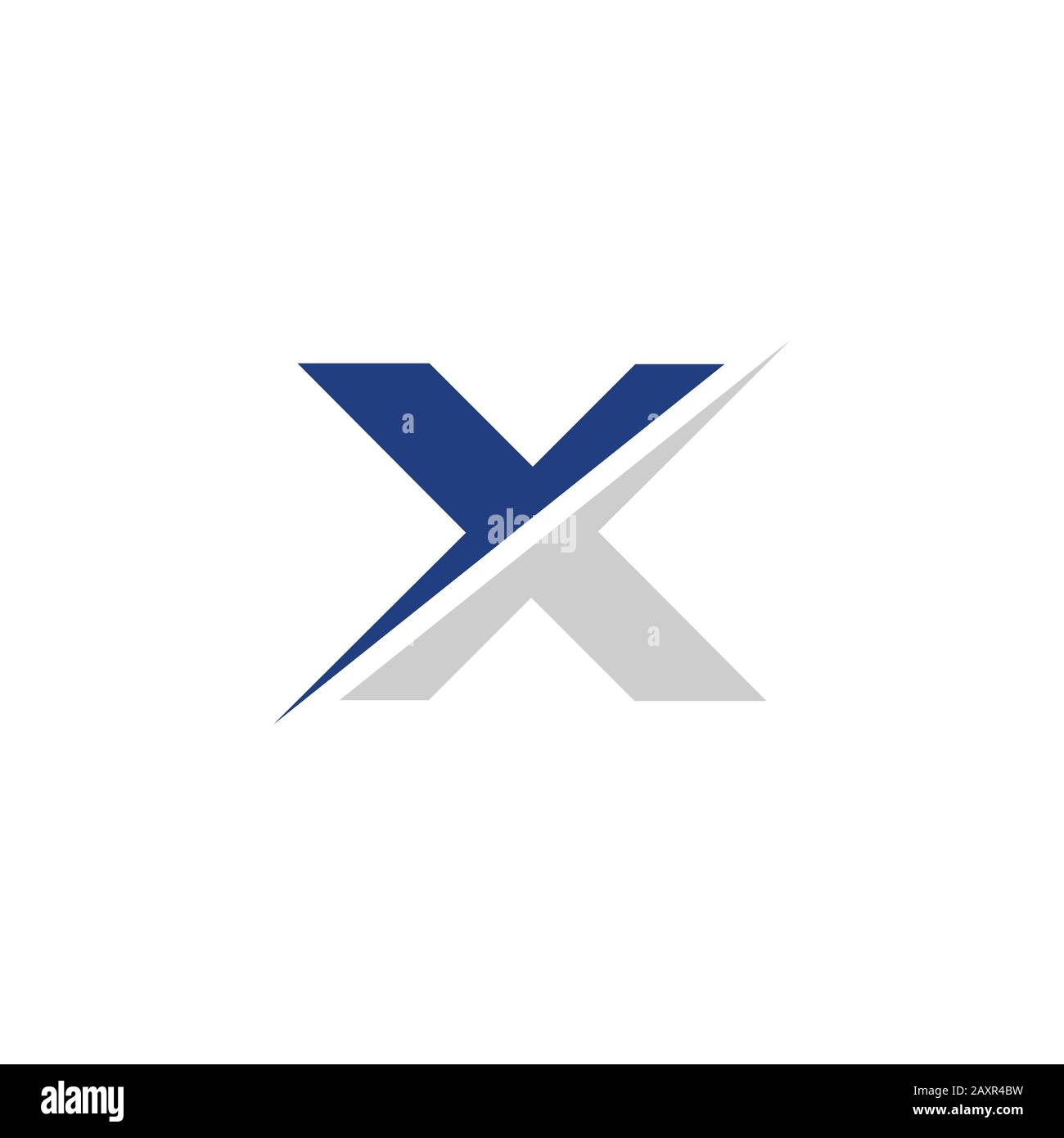 Initial letter x logo design template Stock Vector Image & Art - Alamy