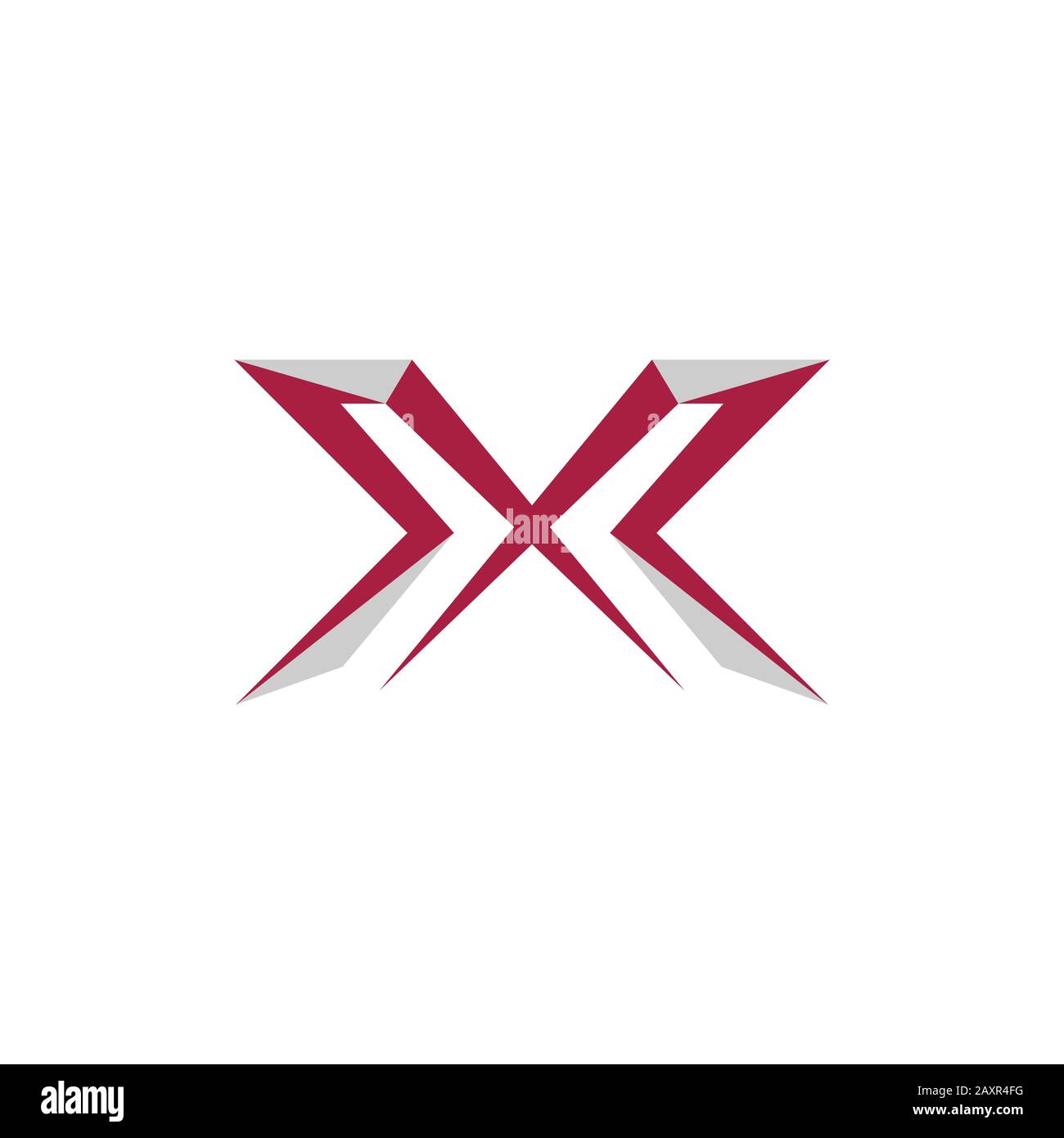 Initial letter x logo design template Stock Vector Image & Art - Alamy