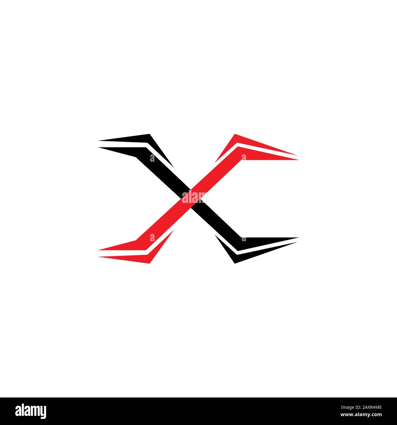 Initial letter x logo design template Stock Vector Image & Art - Alamy