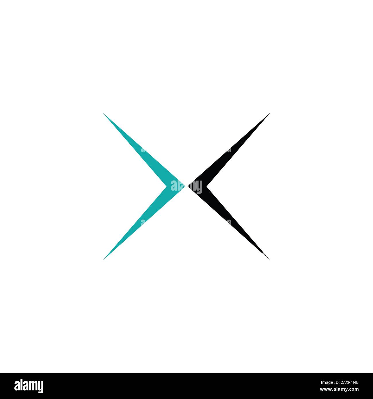 Initial letter x logo design template Stock Vector Image & Art - Alamy