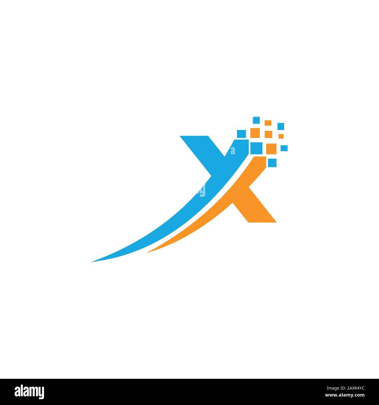 Initial letter x logo design template Stock Vector Image & Art - Alamy