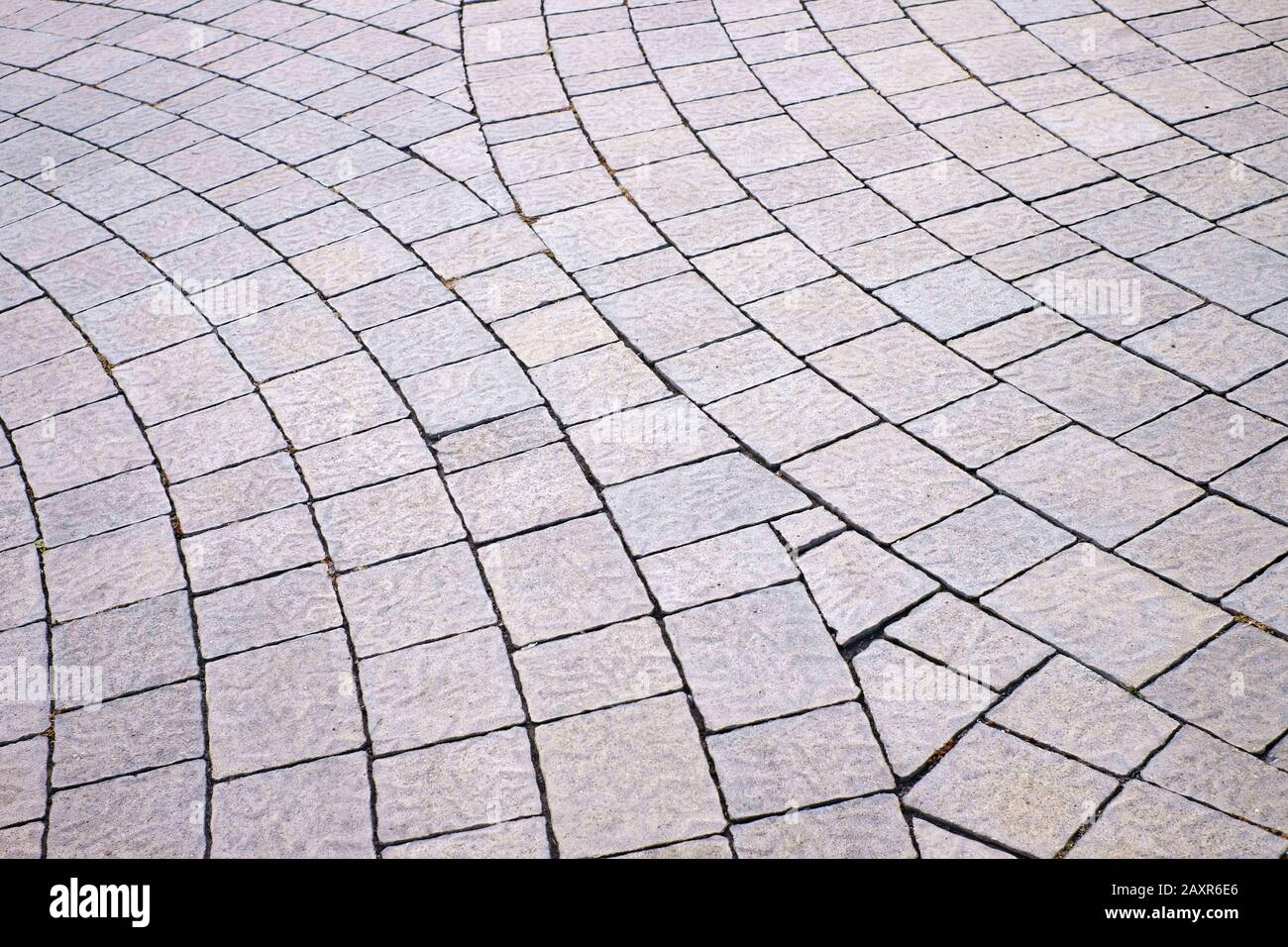 Graphic patterns formed with cobblers stones, modern pavement finish ...