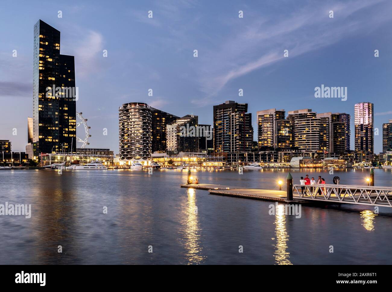 Blue hour boats hi-res stock photography and images - Alamy