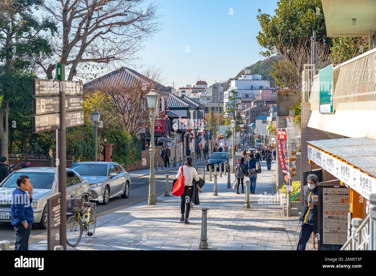 Kobe Kitano Ijinkan Gai street (Kitano-cho and Yamamoto-dori street) in ...