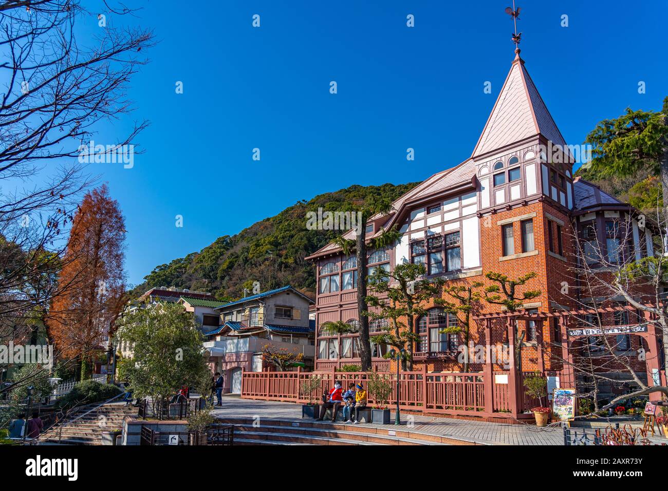 Kobe Kitano Ijinkan Gai street (Kitano-cho and Yamamoto-dori street) in ...